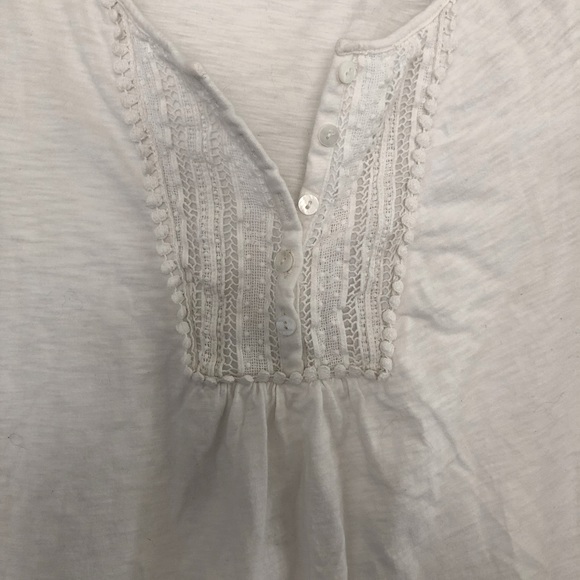 Sundance Catalog | Tops | Sundance Catalog White Crochet Detail Top Sm ...